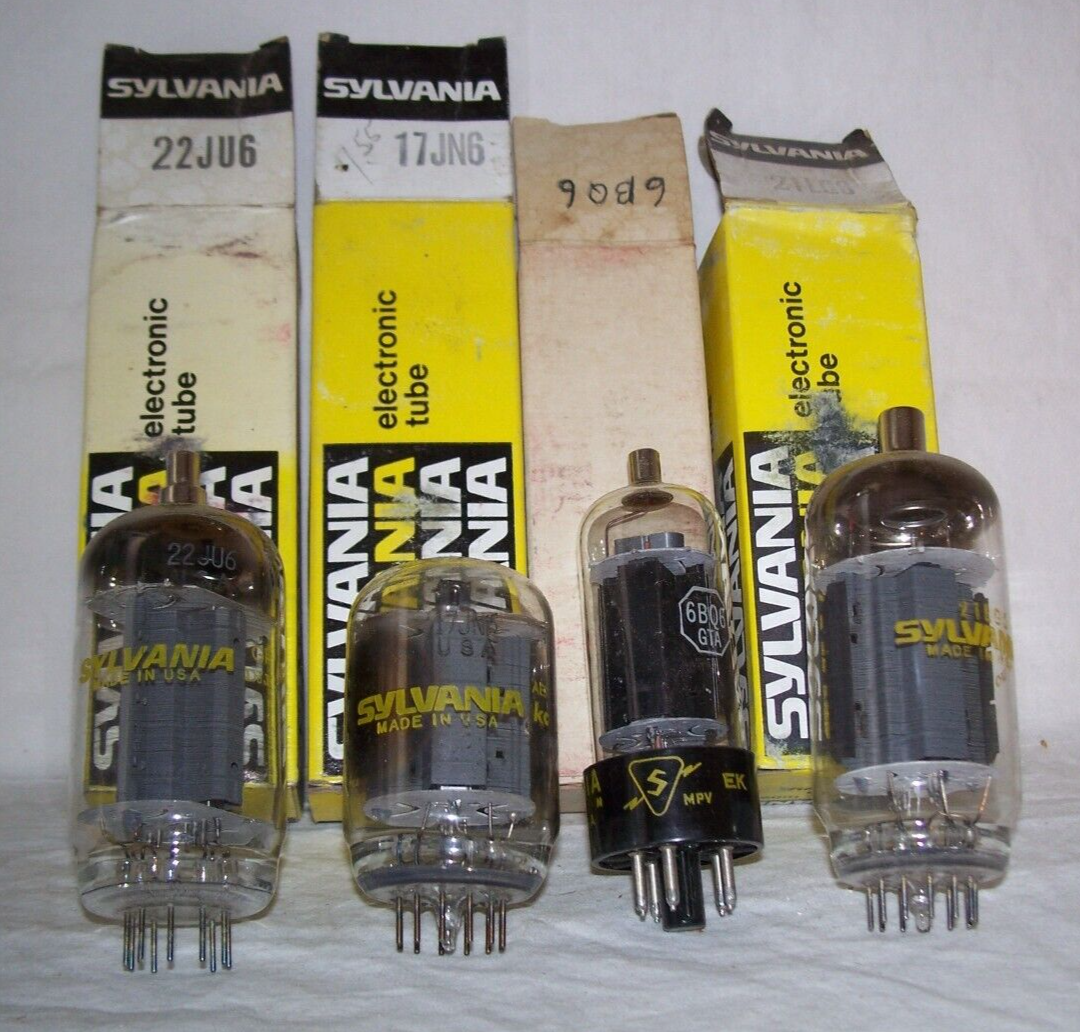 Lot of (80) NOS & used tubes in boxes,collection,ham radio,amp ...