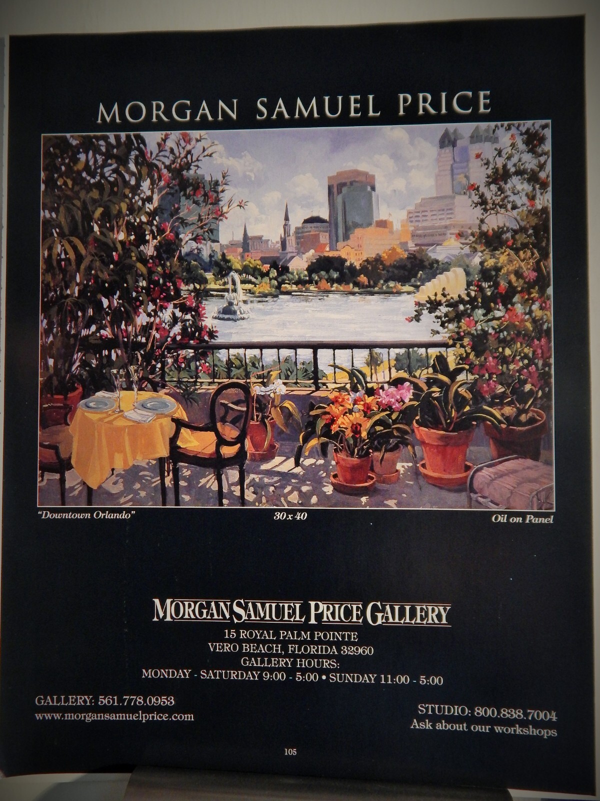 MORGAN SAMUEL PRICE ART PIECE VTG ORIG 2001 ADVERTISEMENT | eBay