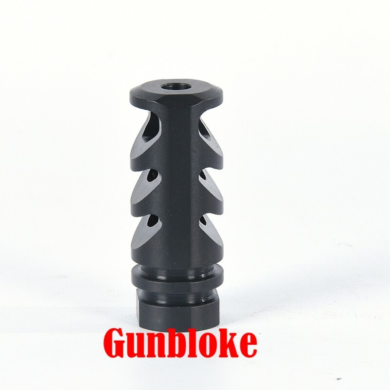 TRIPLE-TAC1 muzzle brake compensator 1/2x28 - bored to suit - HOWA SHB ...