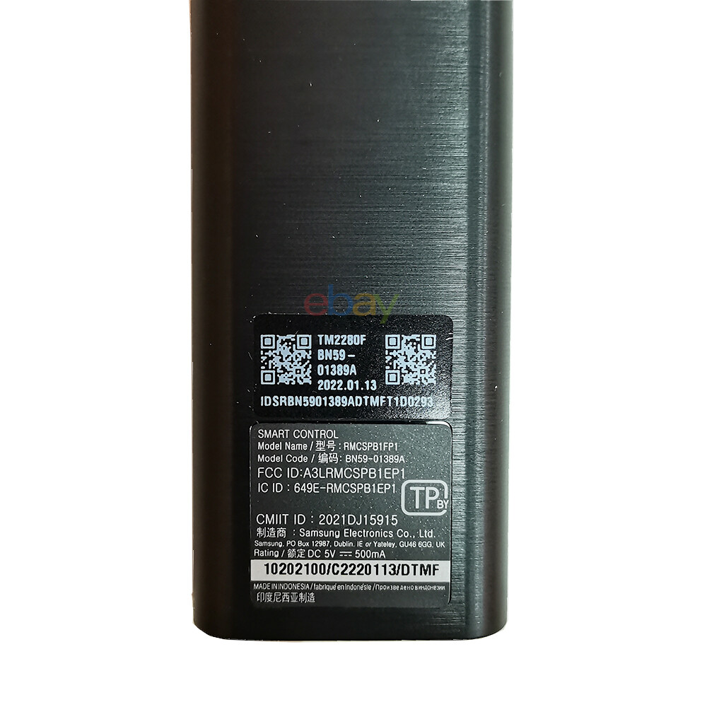 New Genuine BN59-01389A For Samsung Rechargeable Solar Voice TV Remote ...