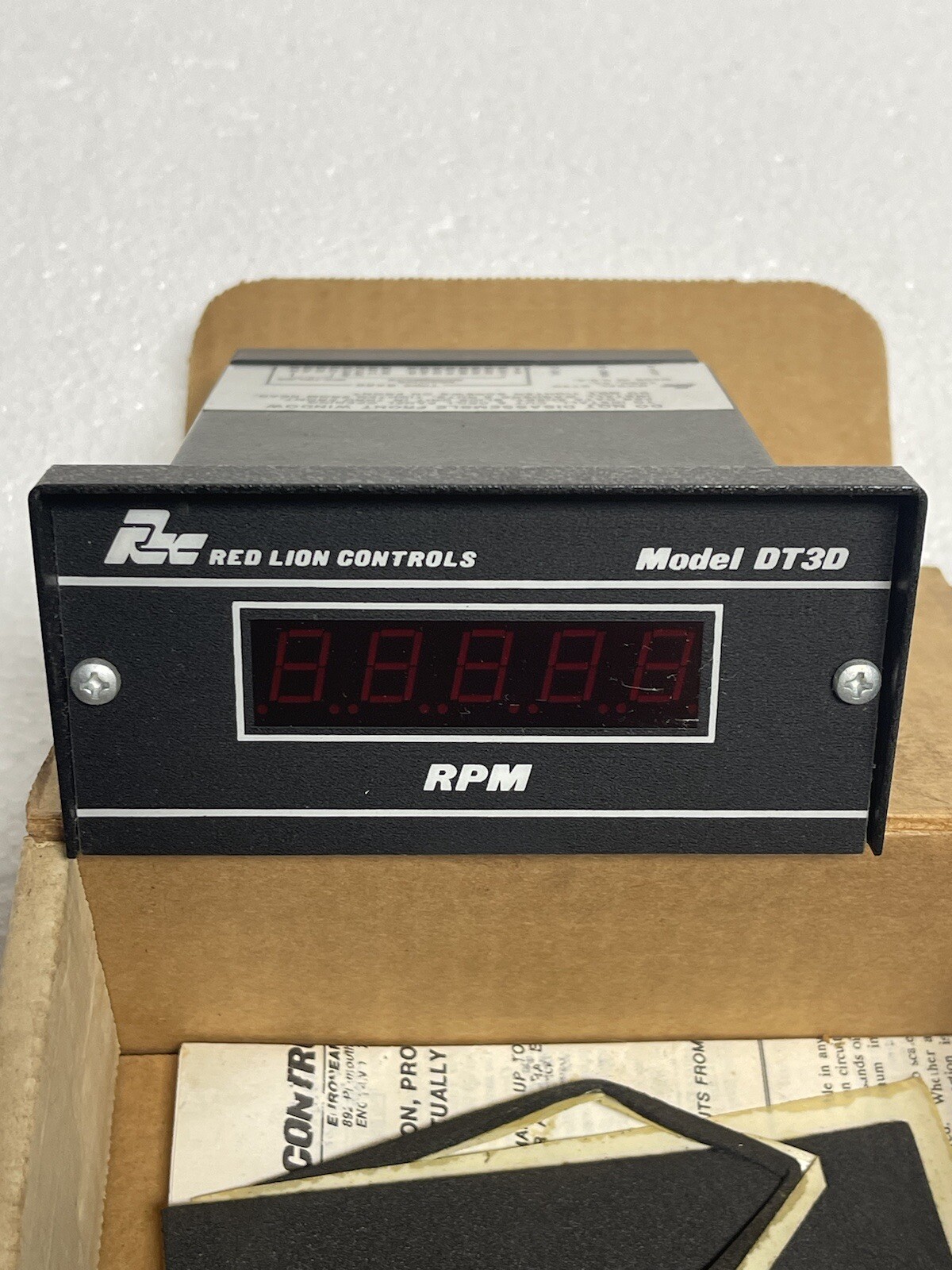 RED LION CONTROL DT3D0500 5 DIGIT TACHOMETER | eBay