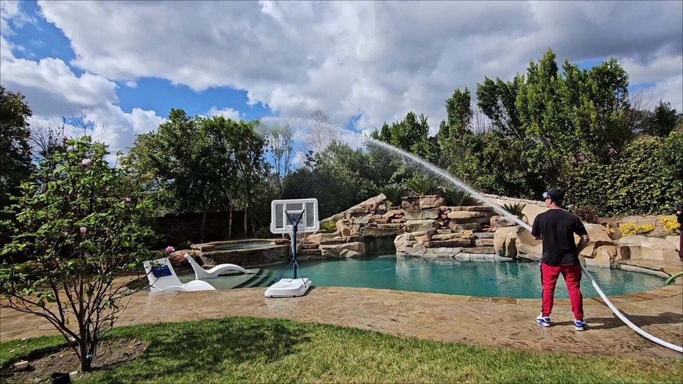 Home Fire Pump Swimming Pool – Wildfires Home Firefighting Fire Hose ...