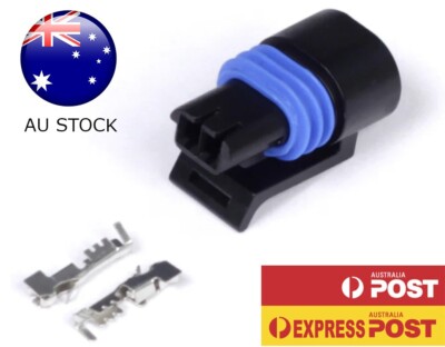 LS1/LS2/LS3 Coolant temp sensor connector/plug 2 PIN VT VX VY VZ VE VF ...