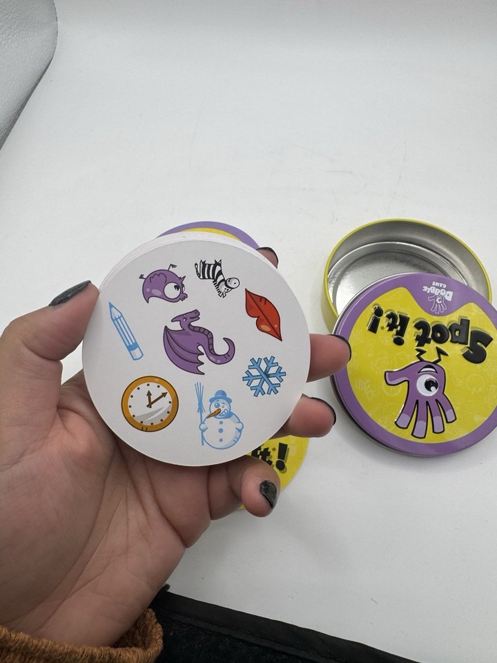 Spot It! MATCHING Card Game Doable Game Family Kids Board Game Complete ...