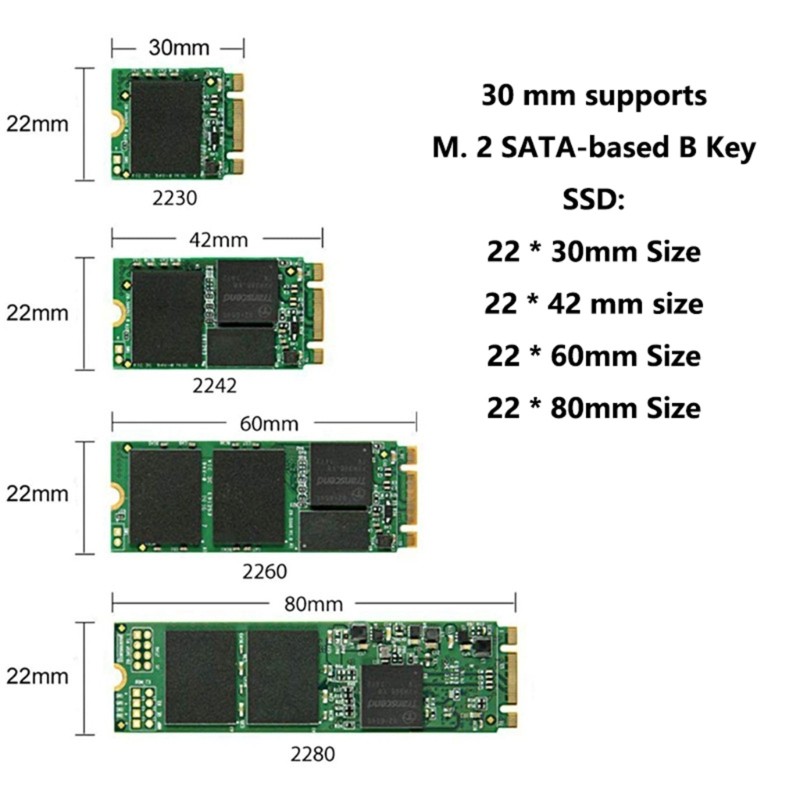 Reliable& Compactly M.2NGFF SSDs To USB3.0 Adapter For Professional ...