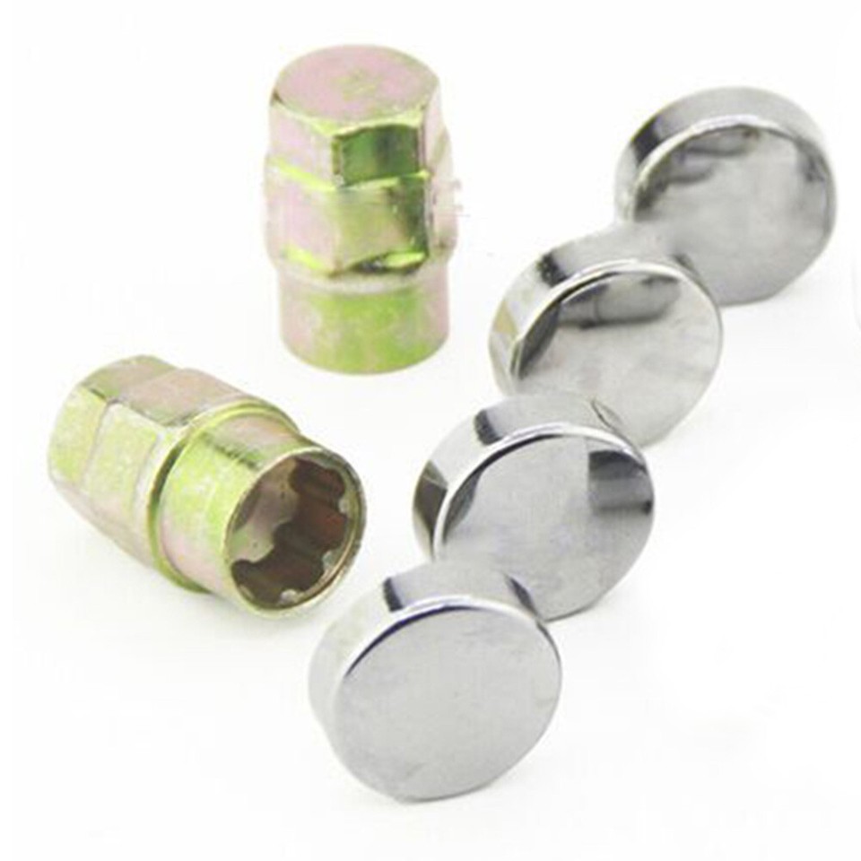 4Pcs M12x1.5 Wheel Lock Lug Wheel Nuts 4 X Anti Theft Locking Nuts with ...