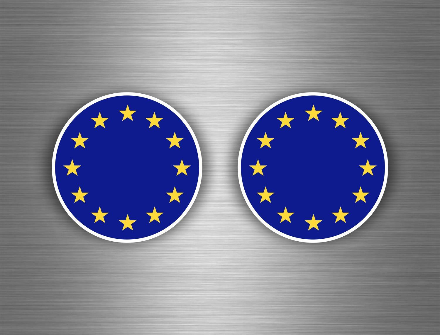 2x Sticker Car Roundel Flag Europe Union European Eu Cee | eBay