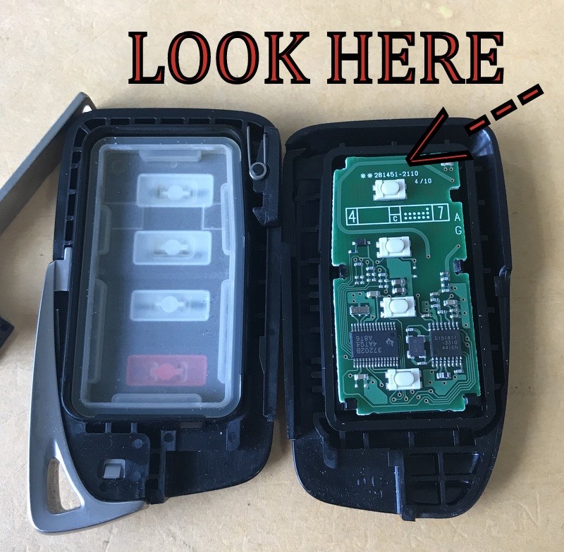 OEM LEXUS NX300 NX300H NX200T LX570 SMART KEY REMOTE FOB HYQ14FBA 89904 ...