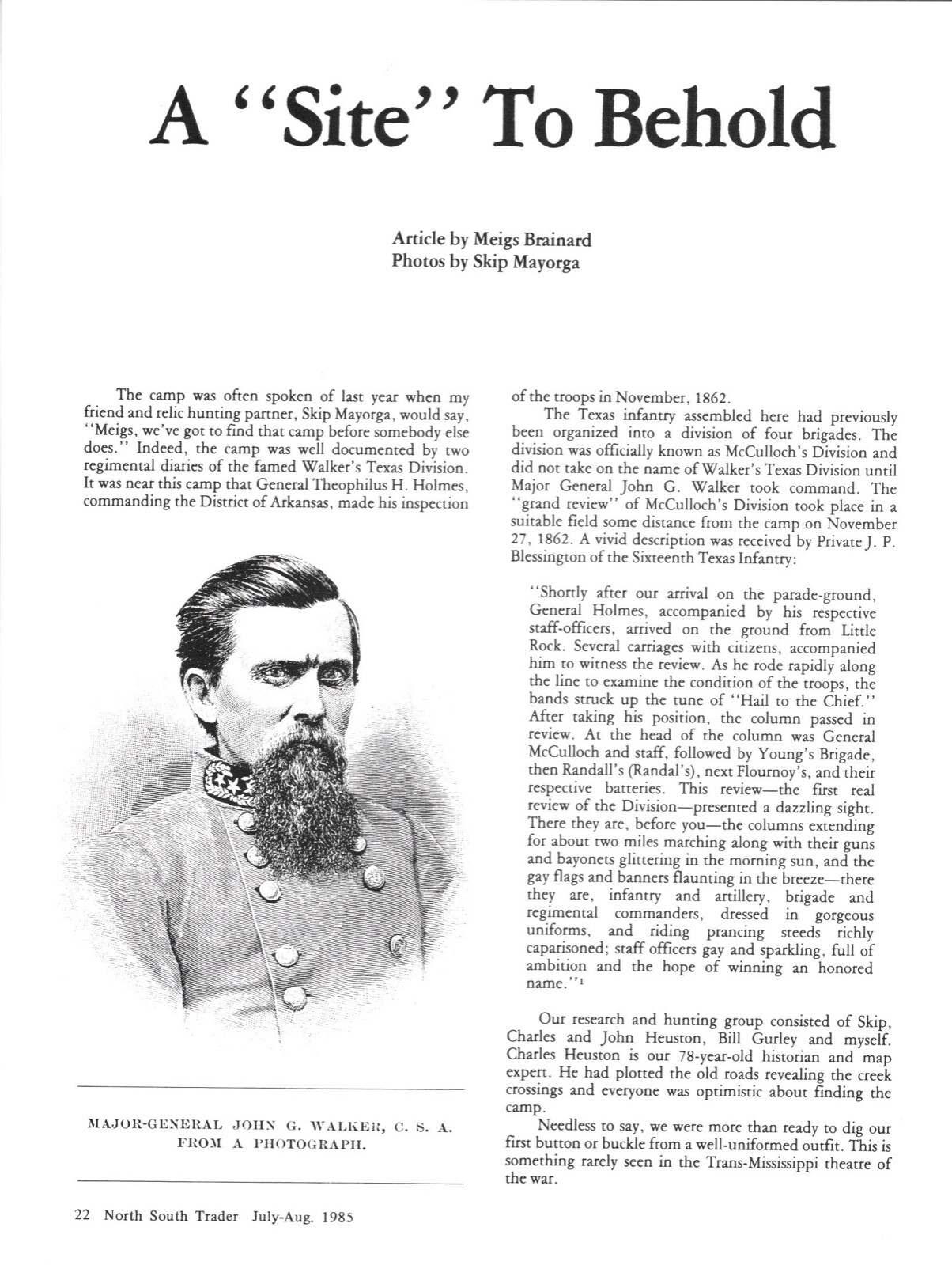 North South Trader Civil War V12 N5 Wheatfield Gettysburg Thomas Leech ...