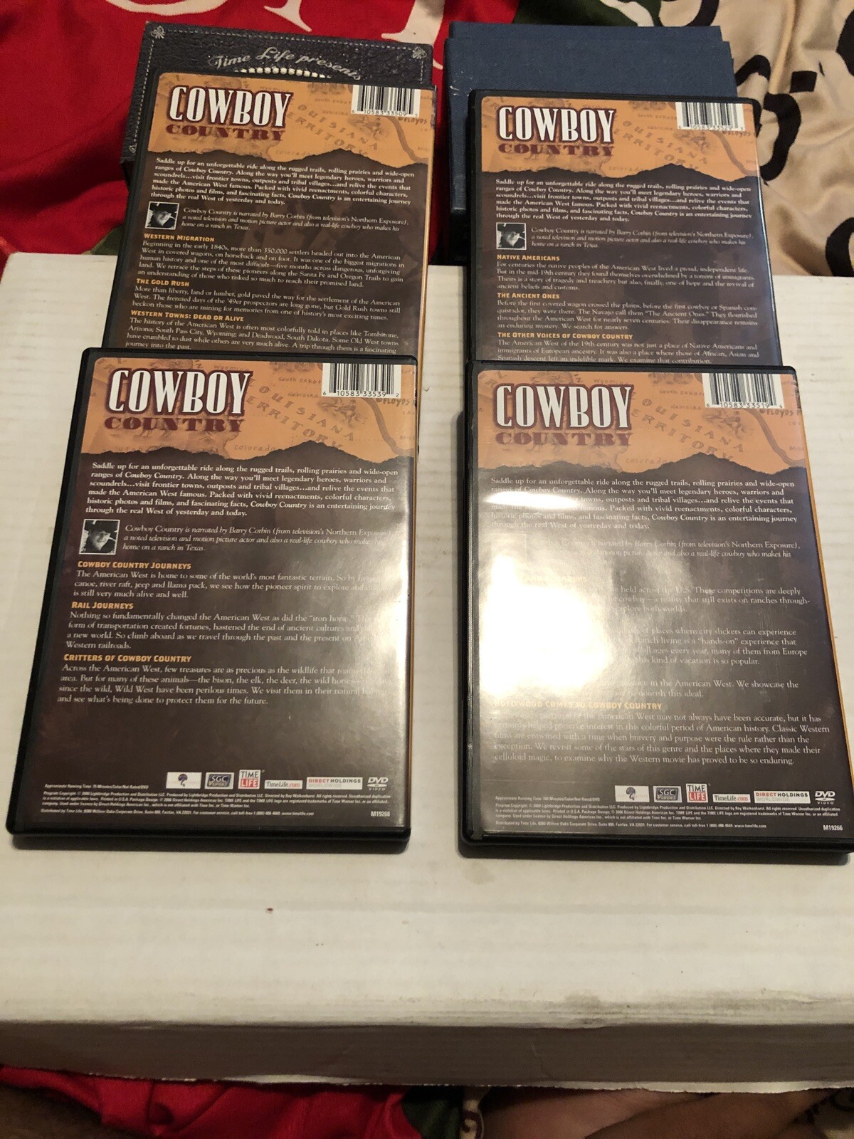 Time Life Cowboy Country The Complete Story Wild West DVD (4 DVDs Set ...