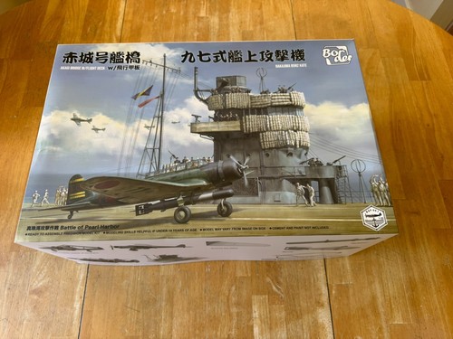 Border Models 1/35 Nakajima B5N2 Kate and Akagi Bridge w/ Flight Deck ...