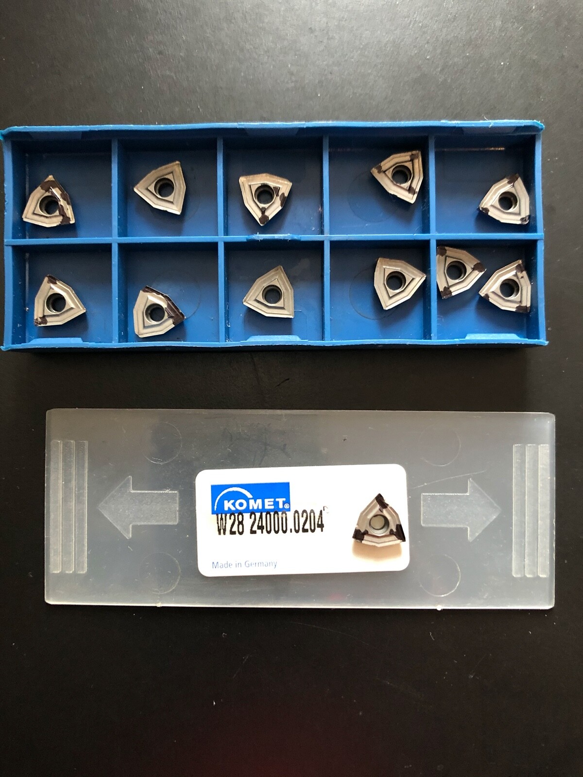 KOMET Carbide Cutting Inserts W28 24000.0204 12 Pieces NEW | eBay