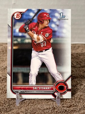 2022 Bowman Draft Paper Sal Stewart Reds 1st Bowman Prospect Card #BD ...