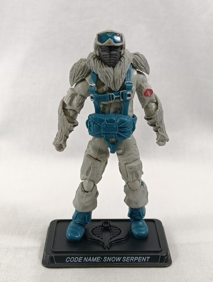 GI Joe 25th Anniversary SNOW SERPENT 3.75" Action Figure Complete ...