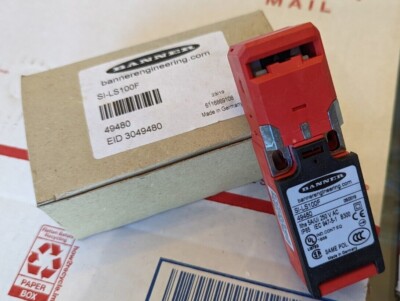SI-LS100F 49480 Banner Compact Safety Interlock Switch NEW SURPLUS | eBay