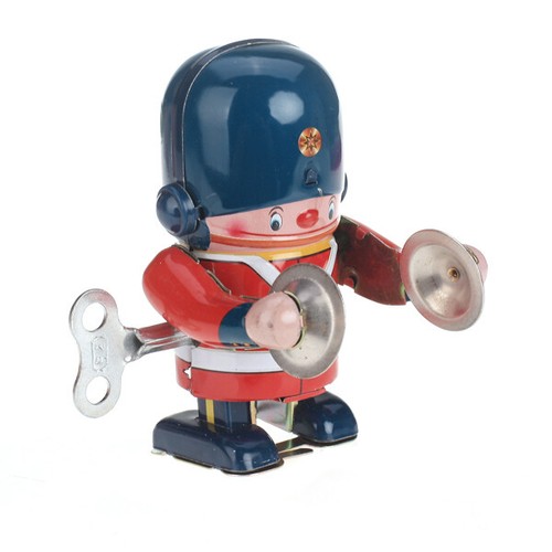 Vintage Wind Up Soldier Cymbals Robot with Key Clockwork Model Toy ...