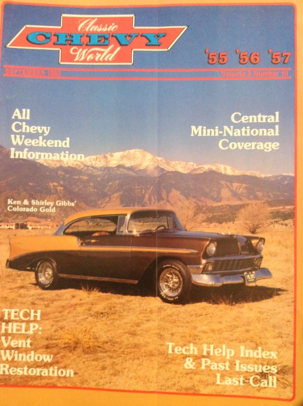 Classic Chevy World Magazine Central Mini National September 1982 ...