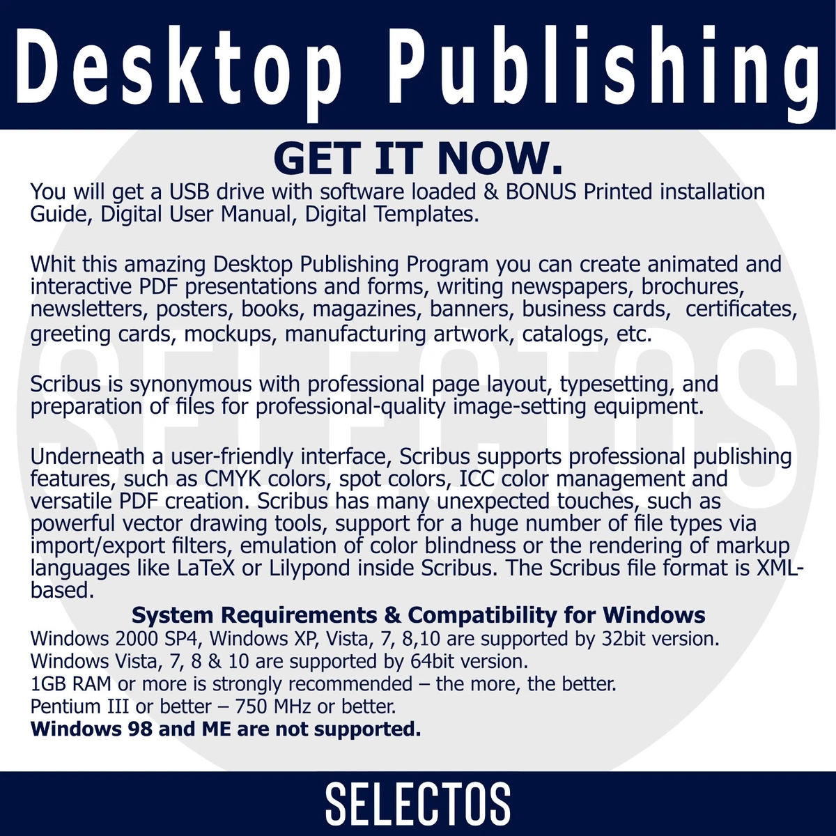 Scribus Poster Template