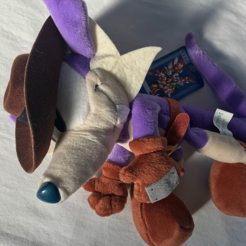 1997 Sonic The Fighters Fang the Sniper Plush doll SEGA Sonic the ...