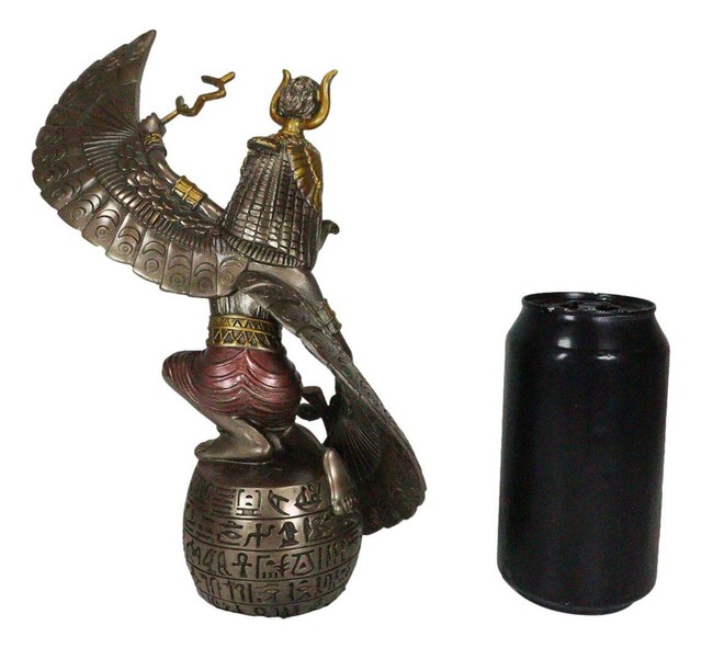 Ebros Gift Egyptian Goddess Mother Isis RA Holding Ankh Figurine 23cm H ...