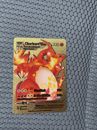 Charizard VMAX Darkness Ablaze - Gold Metal Charizard Pokemon Card | eBay
