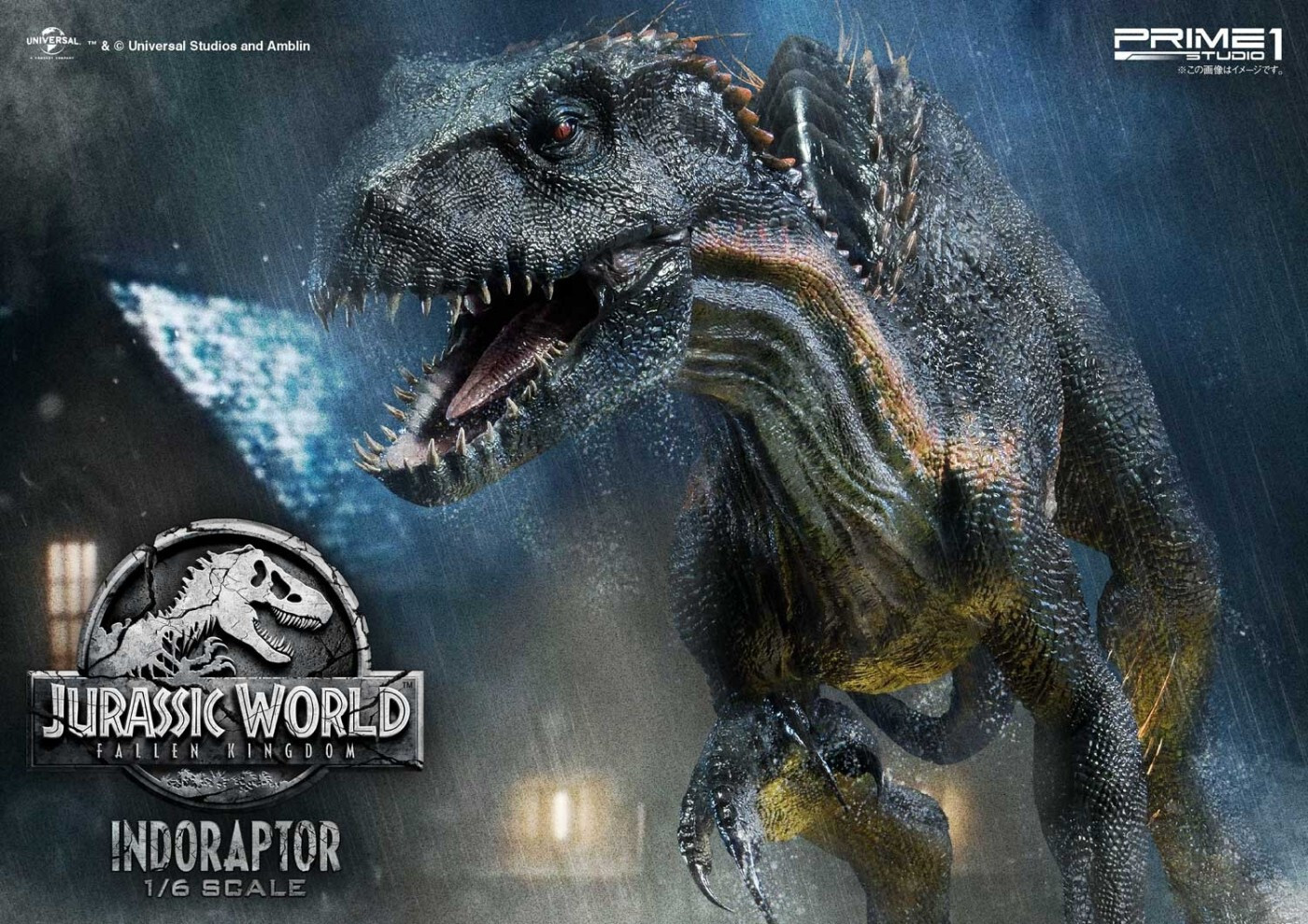 Jurassic World INDORAPTOR Dinosaur 16" GROWLS & EYES LIGHT UP RED ...