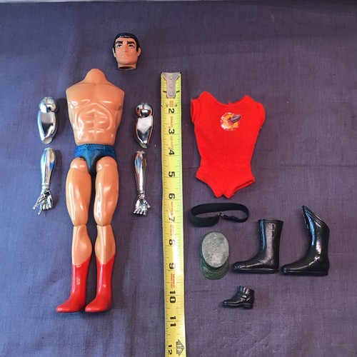 1975 Hasbro GI Joe Adventure Team Bulletman Muscle Body Action Figure ...
