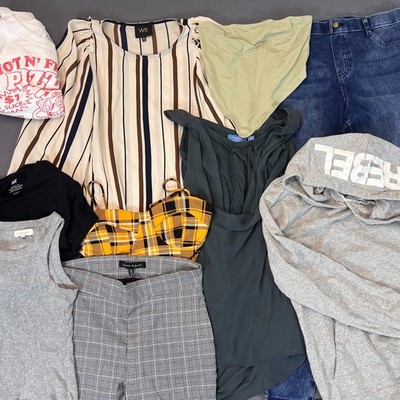 Womans Bulk Clothing Lot 10 Items Reseller Random Mixed Bundles & Sz $1 ...