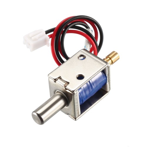 DC 12V 0.43A 4mm Mini Electromagnetic Solenoid Lock Push Pull Type for ...