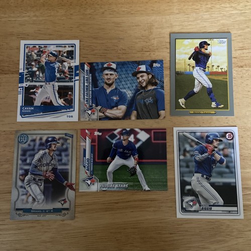 Cavan Biggio 6 Baseball Card Lot Blue Jays Topps Donruss Gypsy Queen ...