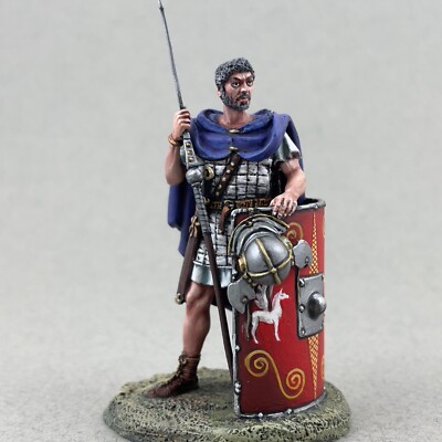 Roman Legionary 54 mm, Second Legion Augusta, Painted tin soldier ...