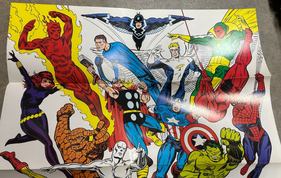 FOOM Membership Kit POSTER Marvelmania 1973 Jim Steranko art | eBay