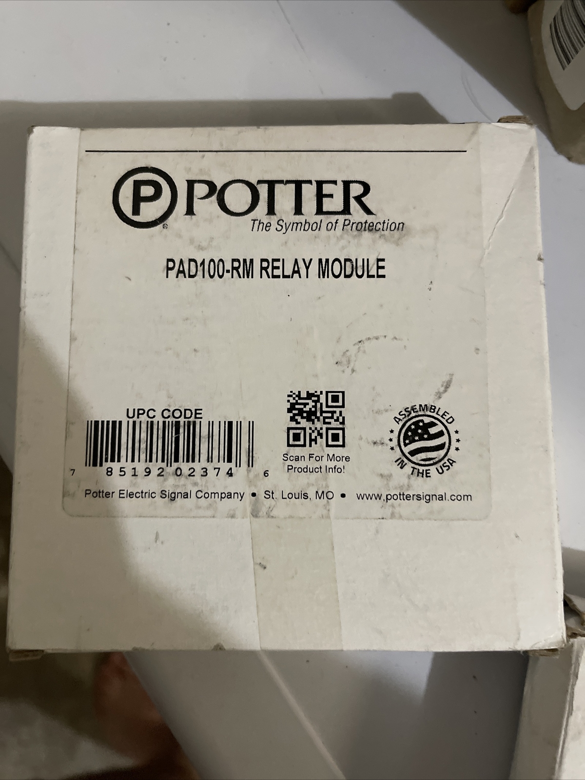 Potter Electric Signal PAD 100-RM Fire Alarms 785192023746| eBay