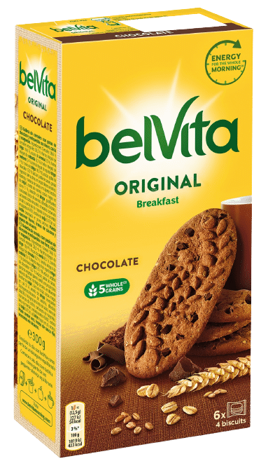 BELVITA Wholegrain Healthy Breakfast Energy Biscuits Chocolate Cookies ...