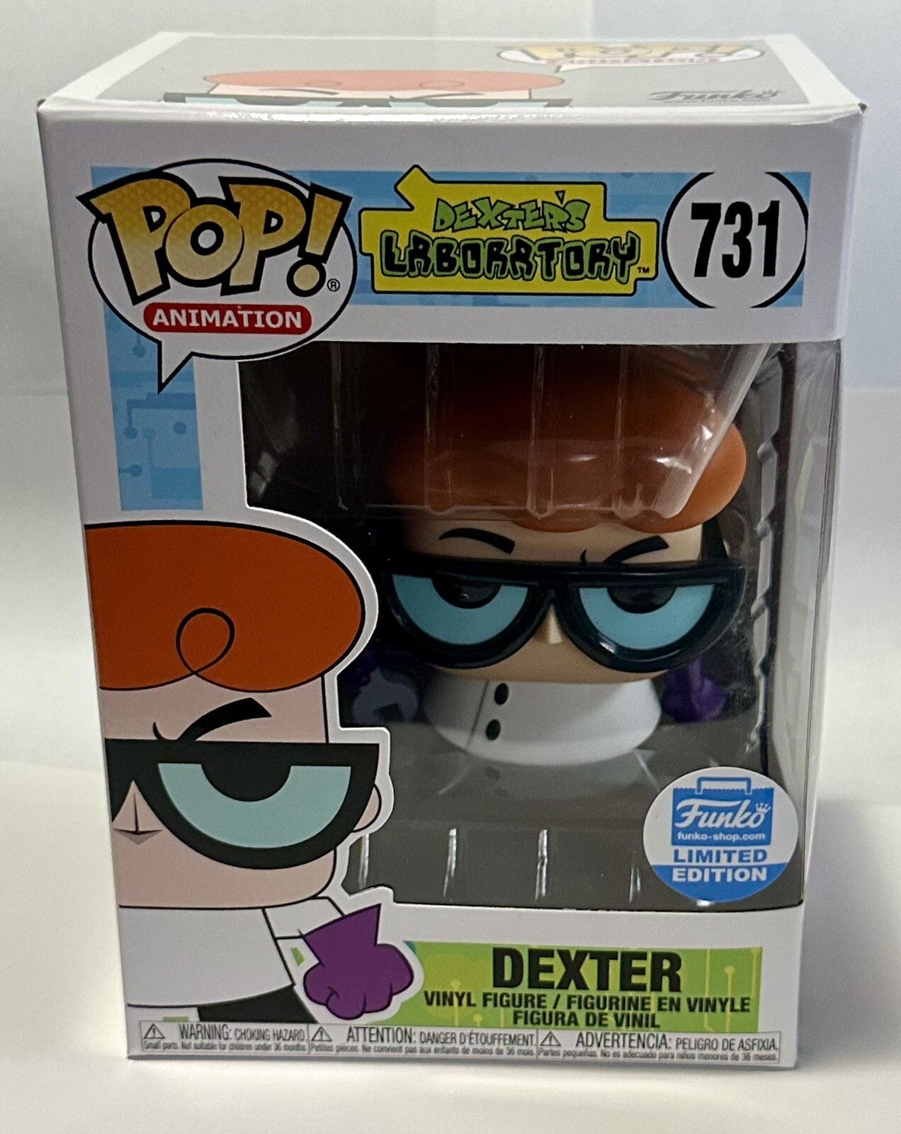 Funko Pop! Dexter's Laboratory #731 Dexter Funko Shop Exclusive W ...