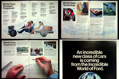 Ford Escort + Mercury Lynx Car Auto 1980 Trade Print Magazine Ad Poster ...