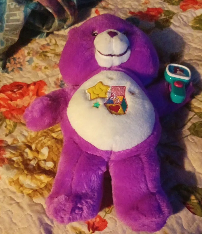 Care Bears Vintage Surprise Bear Hide and Seek 13" Purple Plush | eBay
