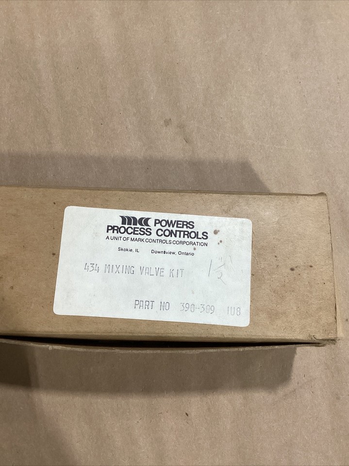 POWERS PROCESS CONTROLS 434 Mixing Valve Kit 390-309 #650I126-CI | eBay