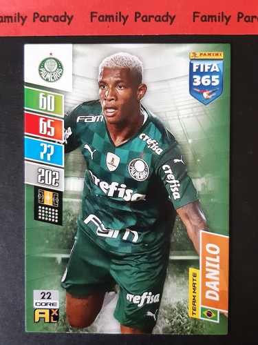 Danilo 22 Palmeiras Card Panini Adrenalyn XL Foot Fifa 365 2022 New ...