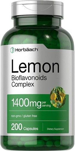 Lemon Bioflavonoids Complex 1400 mg | 200 Capsules | with Rutin and ...
