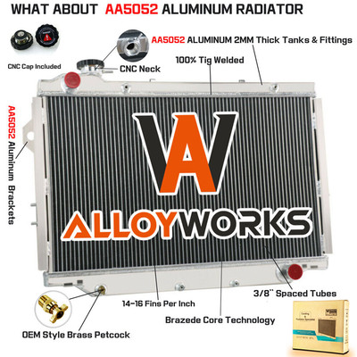 3 ROW Radiator Fit 93-97 Landcruiser 80 Series HZJ80 HDJ80 FZJ80R FJ80 ...