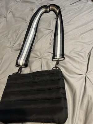 Think Royln Crossbody Convertible Puffer Purse Black | eBay