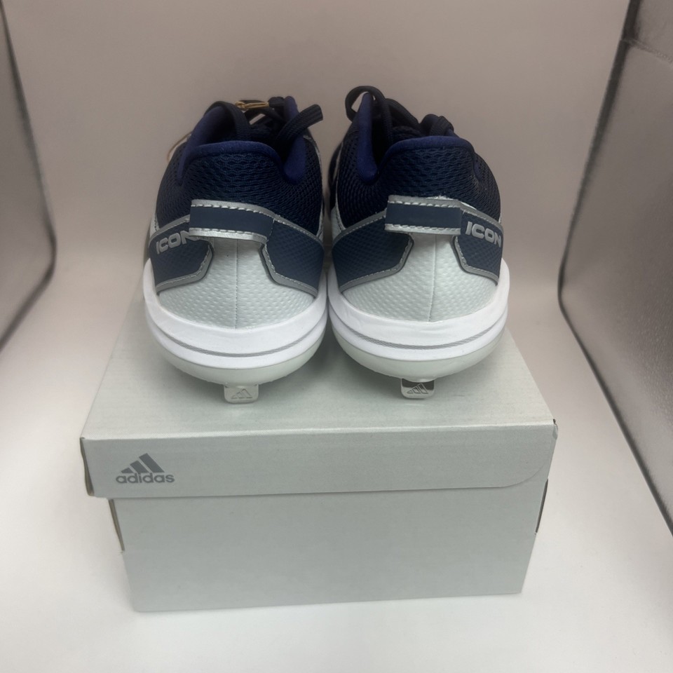 Adidas Icon 7 baseball cleats. Navy Blue/white/silver. Adidas S23853 | eBay