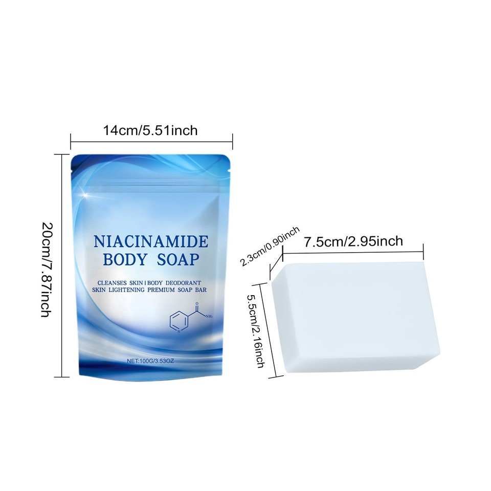 3Pcs Soap Set 100g/pc Include 1Pc Soap+1Pc Soap Box+1Pc Foaming Net ...