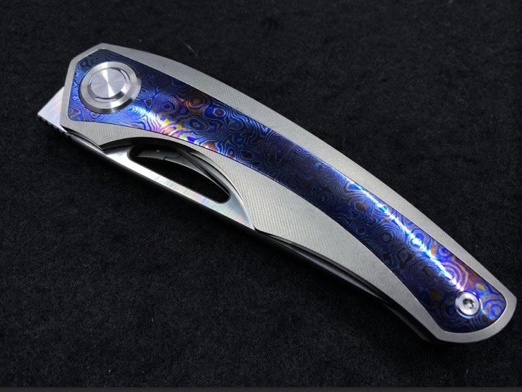 TwoSun Kingfisher TS186-M390-Timascus: Inlays + Clip + Back Spacer | eBay