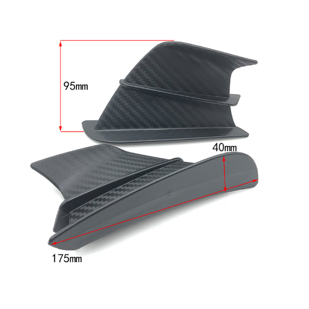 For Kawasaki Ninja400/300/650 Z900 Side Winglets Air Deflector Wing ...