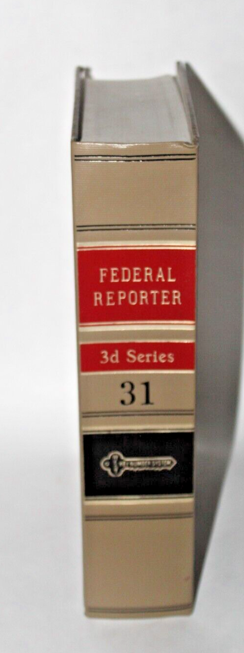 Federal Reporter 3d Series Volume 31 law reference book copyright 1994 ...