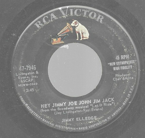 Jimmy Elledge Funny How Time Slips Away Hey Jimmy Joe 45 RCA Victor ...