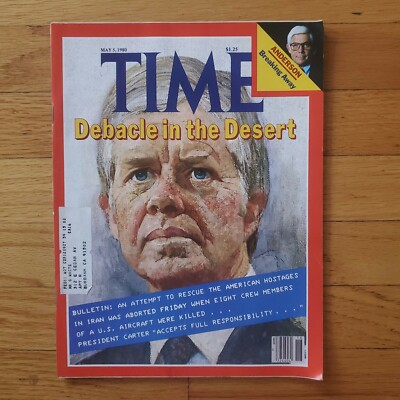 Time Magazine Jimmy Carter Failed Rescue US Hostages Iran May 5 1980 | eBay