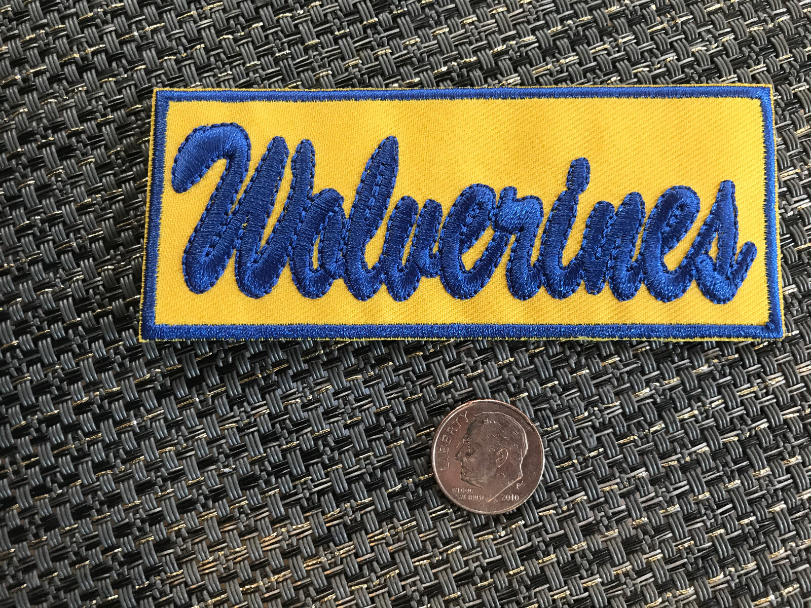 University Of Michigan Wolverines Vintage Embroidered Iron On Patch 4 ...